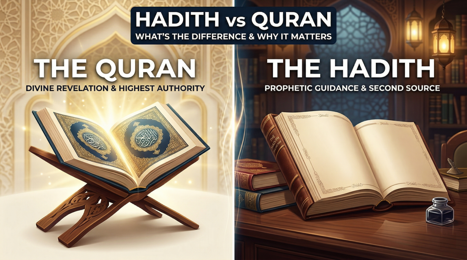 Hadith vs Quran: What Is the Difference and Why Does It Matter ...